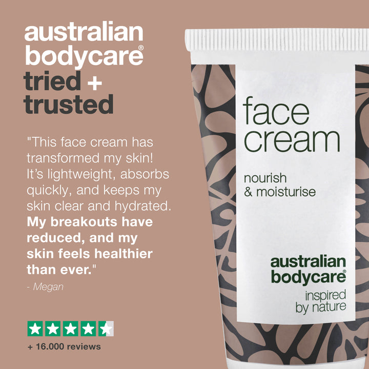 Tea Tree Face cream for pimples and congested skin - Moisturiser for spots