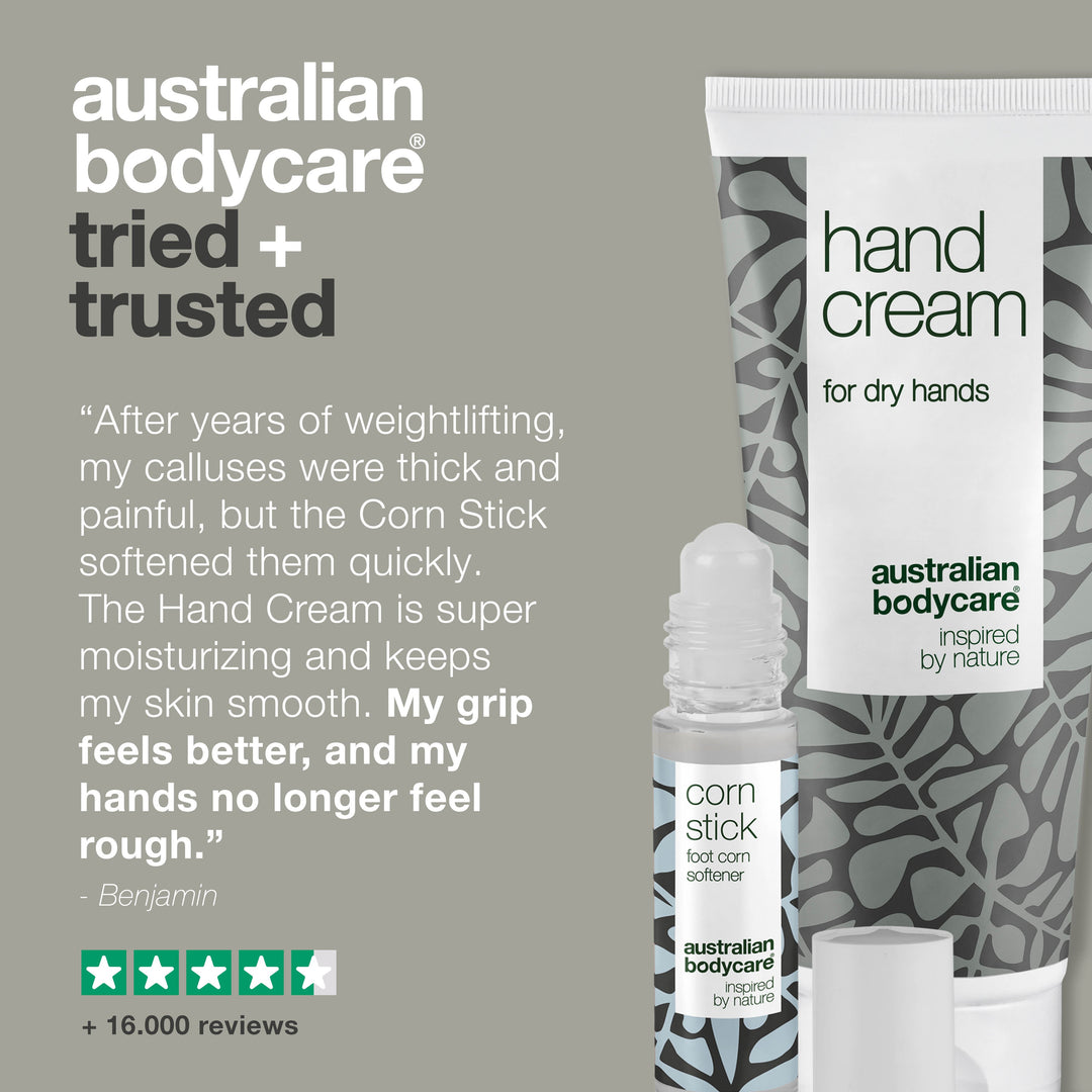 Skincare Pack for Gym Calluses on hands from Working Out | Tea Tree Oil