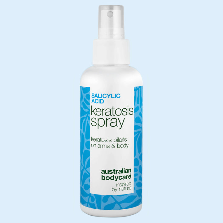 Keratosis Pilaris Spray for rough bumps, chicken skin and dry skin
